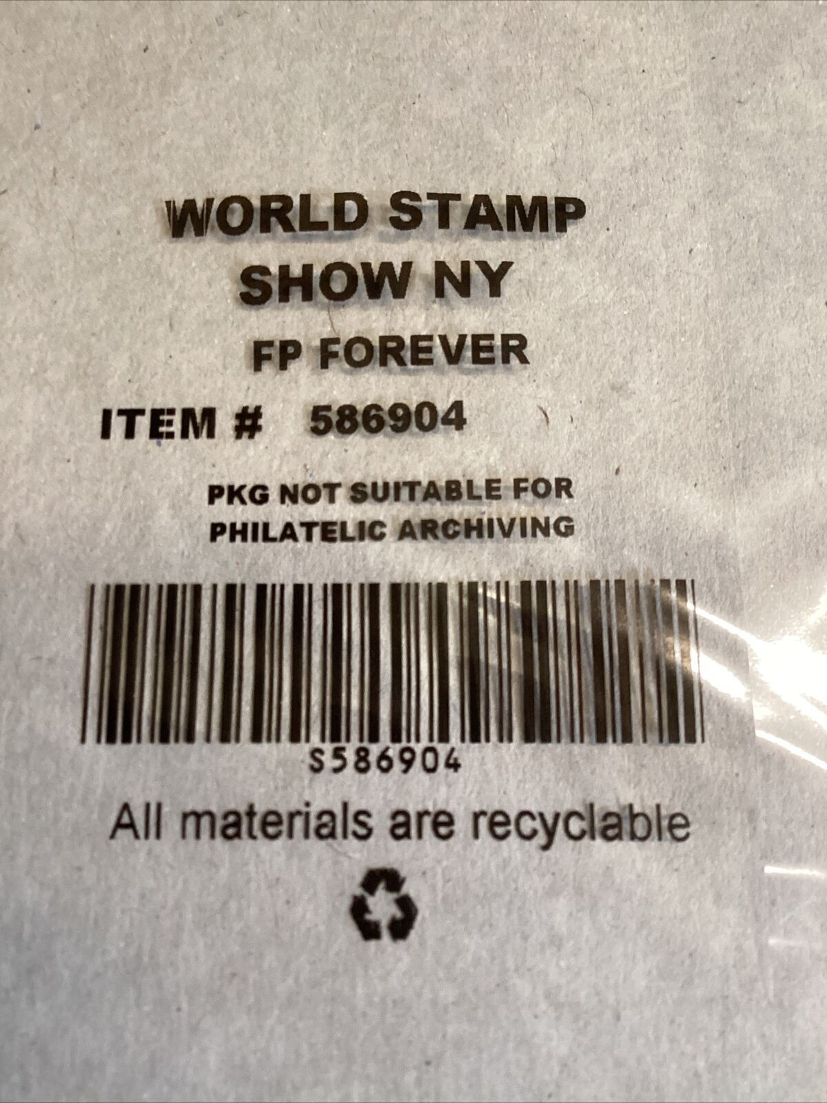 Scott # 5062-63-World Stamp Show-Ny- 2016-Pane of (24) Forever Stamps ...