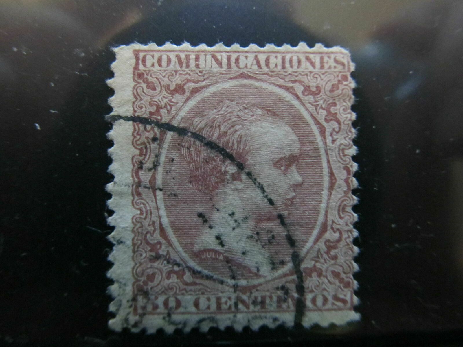 Spain Spain España Spain 1889 50c King Alfonso fine used stamp ...