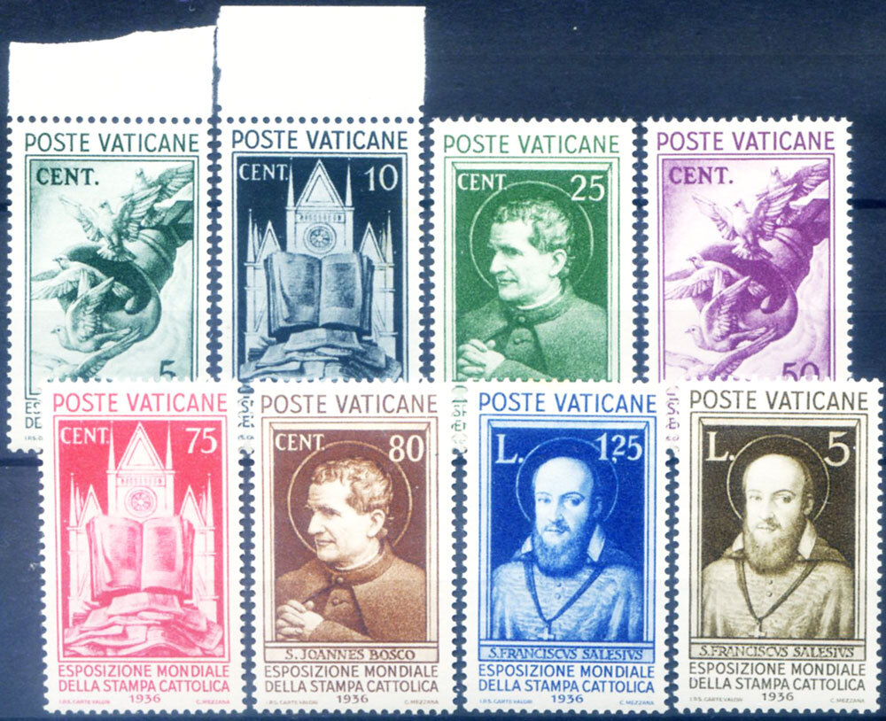 1936 Catholic Print. Second choice. | Europe - Vatican City, Stamp ...