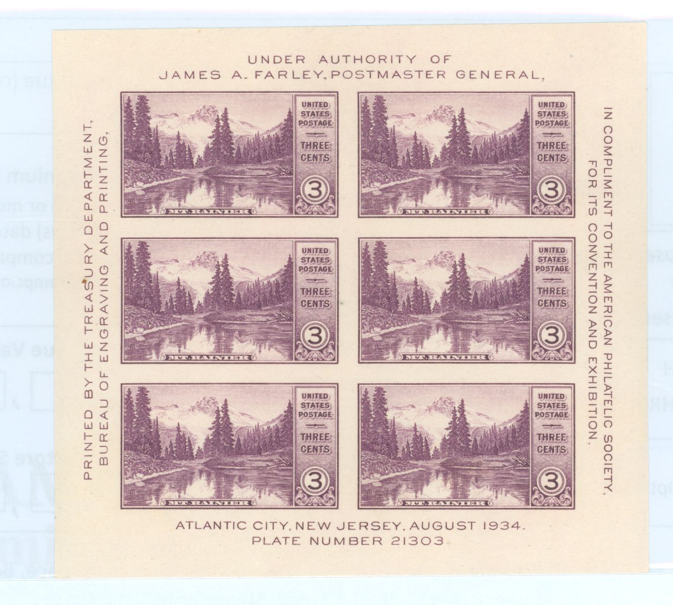 United States #750 Souvenir Sheet | United States, General Issue Stamp ...