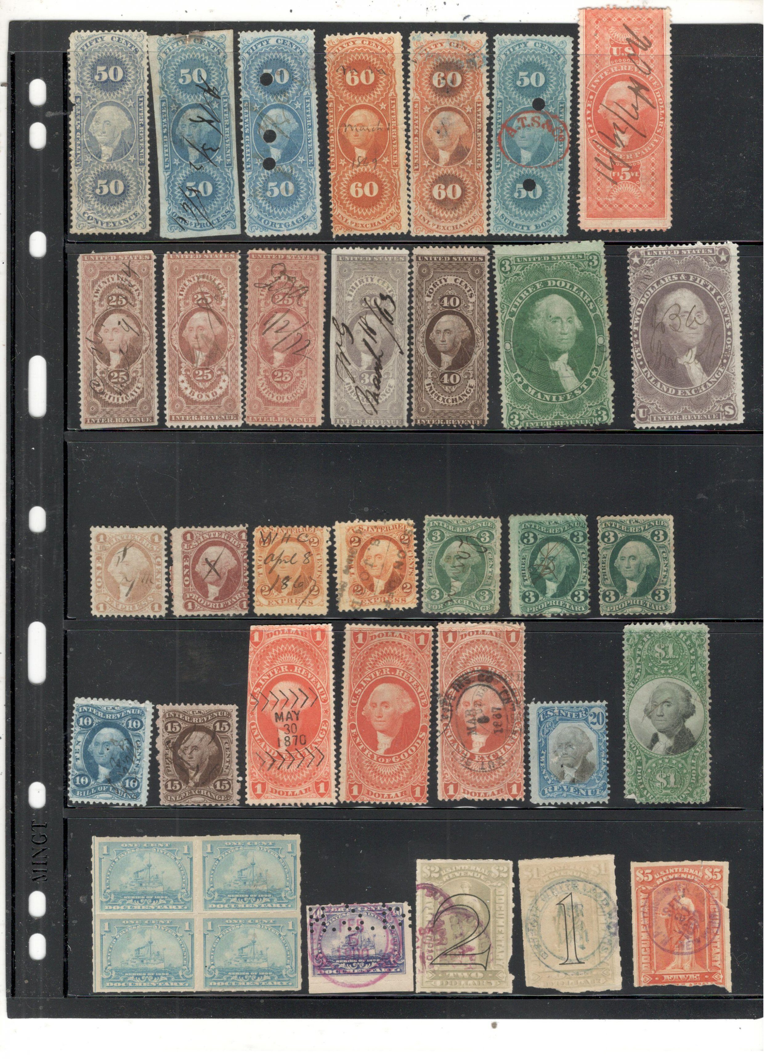 US Revenue Stamp Collection | United States, Stamp / HipStamp