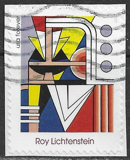 US ~ Scott # 5793 ~ Used on paper ~ Roy Lichtenstein | United States ...