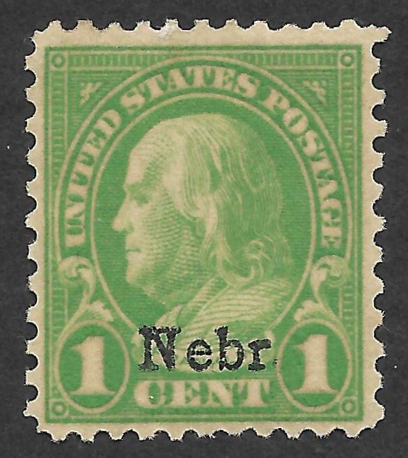 Doyle's_Stamps:1929 MH VF Nebraska Overprint, Scott #669* | United ...