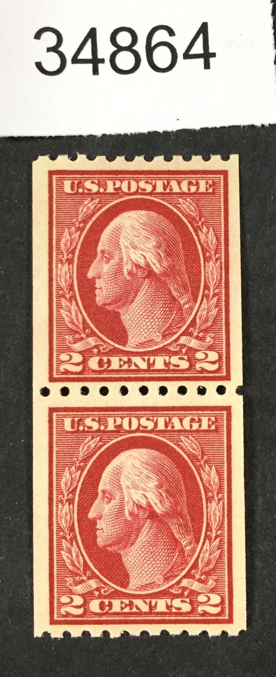 US Stamps #442 Mint OG NH Line Pair LOT #34864 | United States, General ...
