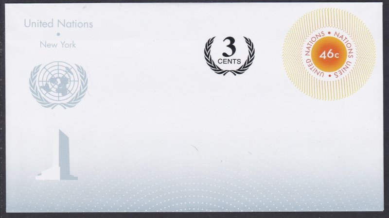 U36 Envelope MNH | Worldwide - United Nations, Postal Stationery Stamp ...