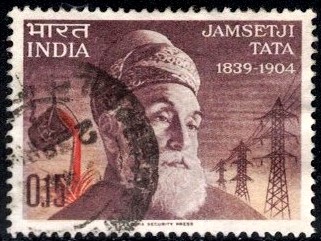 Jamsetji Tata, Founder of India's Steel Industry, India stamp SC#396 ...