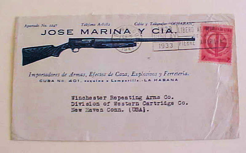 Cuba GUN Rifle Pictorial AD 1933 to USA Scarce | Caribbean - Cuba ...