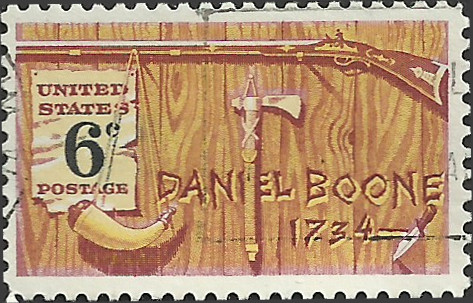 # 1357 USED DANIEL BOONE 1734-1820 / HipStamp