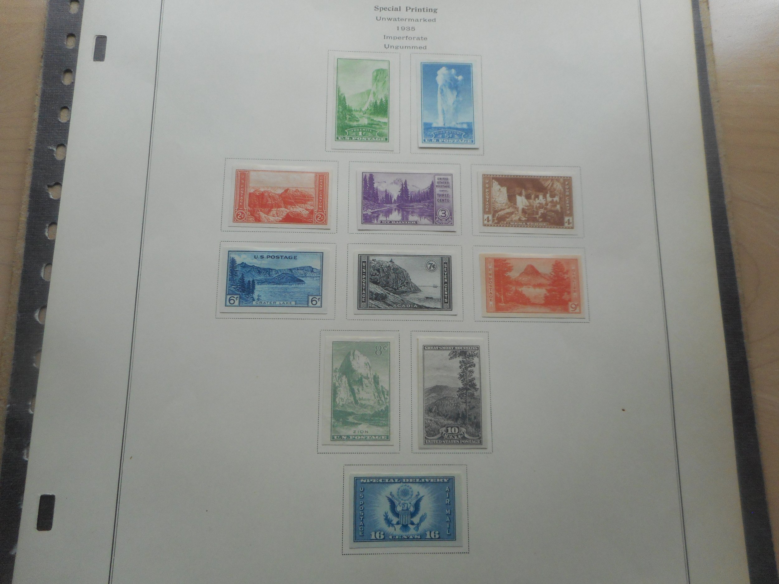 U.S. 2 Sets...#'s 740-749 & 756-765 VF Mint on Album Pages | United ...