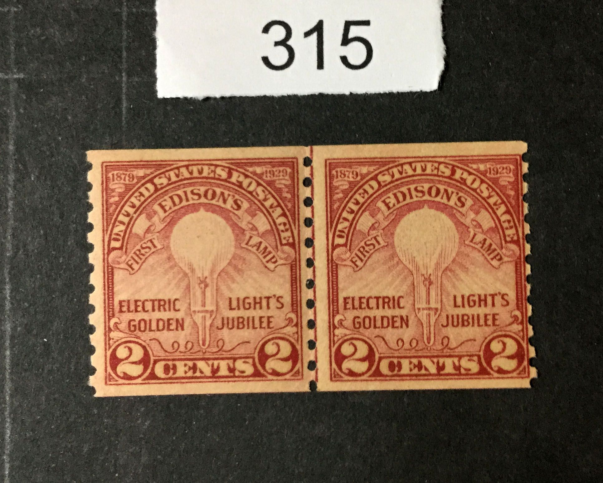 US Stamps #656 Line Pair Mint OG NH LOT #315 | United States, General ...