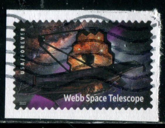 5720 US (60c) James Webb Space Telescope SA, used on paper | United ...
