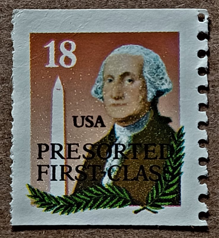 United States #2149a 18c George Washington & Monument MDG presort coil ...