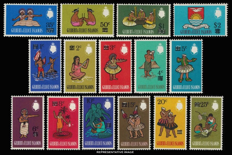 Gilbert and Ellice Islands Scott 89-103 Mint never hinged. | Australia ...