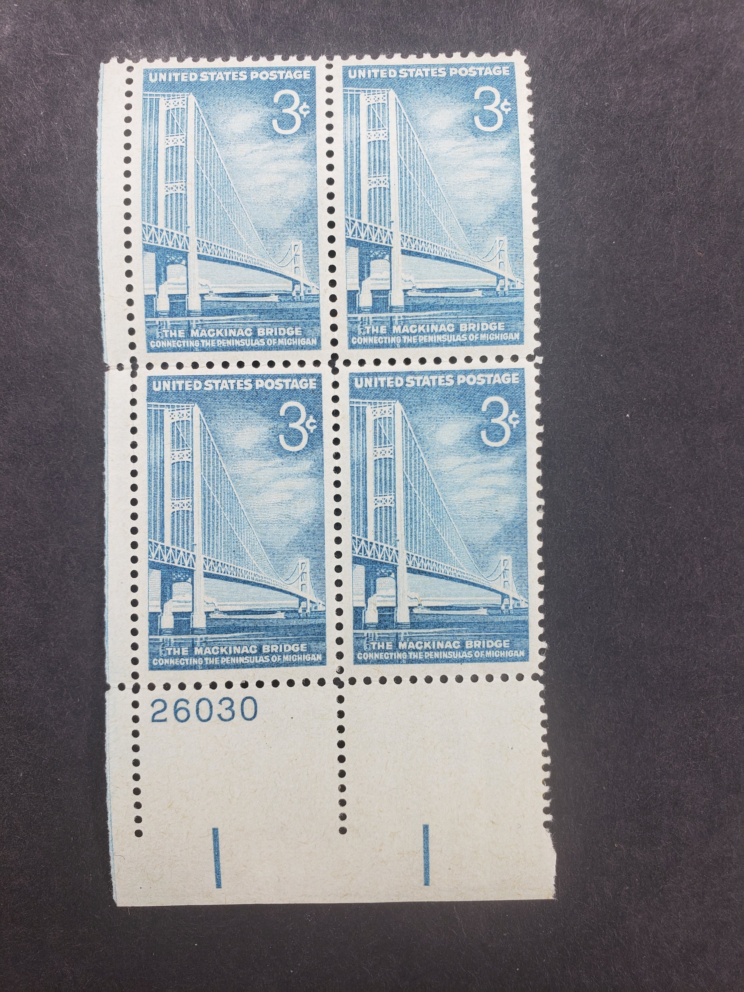 1958 3c Mackinac Bridge US 1109 | United States, General Issue Stamp ...