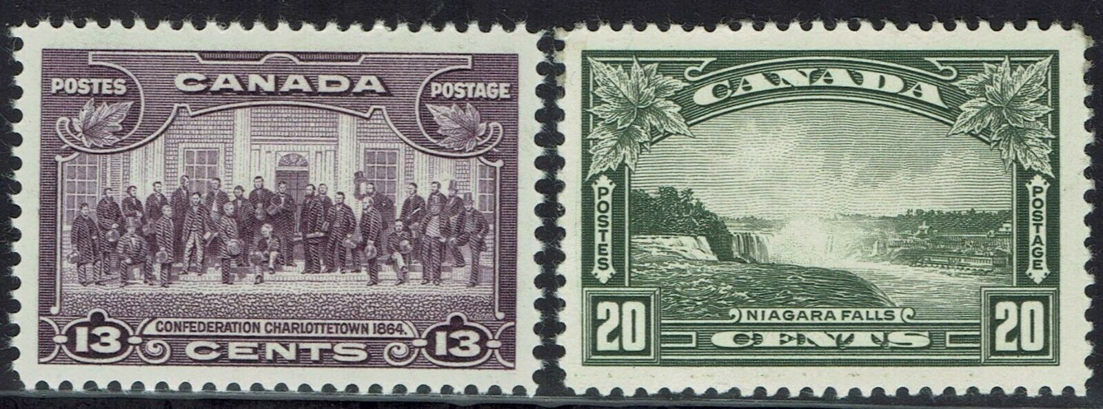 Canada 1935 Pictorial 13c and 20c | Canada, Stamp / HipStamp