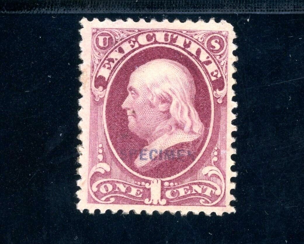 USAstamps Unused FVF US 1875 Official Specimen Overprint Scott O10s OG ...