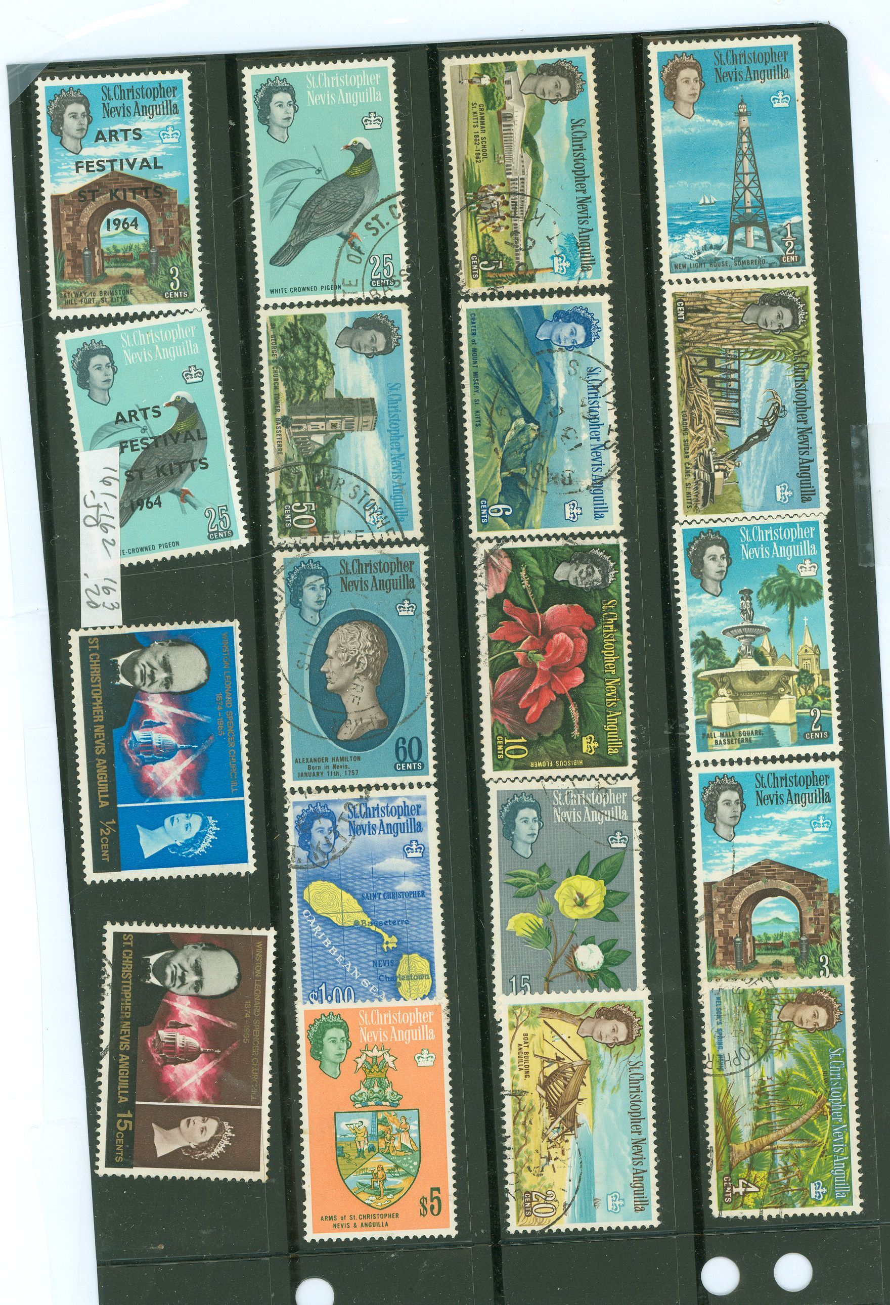 St. Kitts-Nevis #145/160/161 | Caribbean - St. Kitts and Nevis, General ...