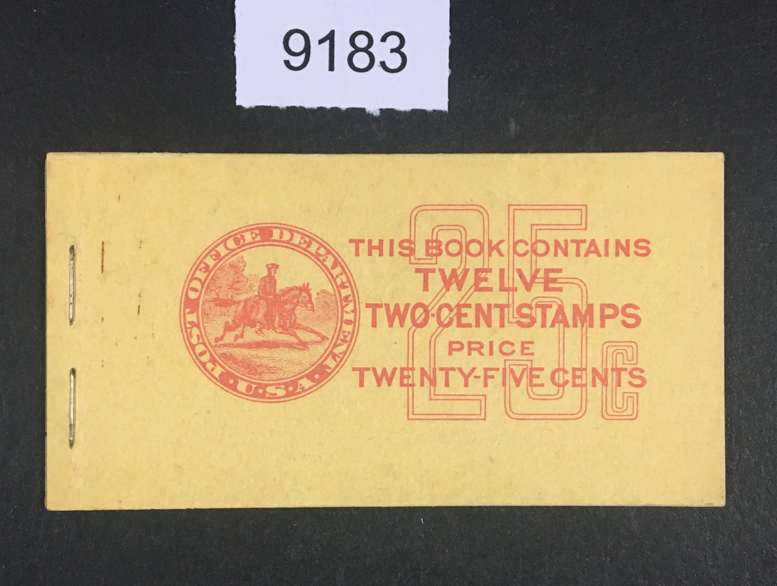 US Stamps # Bk96 Complete Unexploded Booklet $18 LOT #C 9183 | United ...