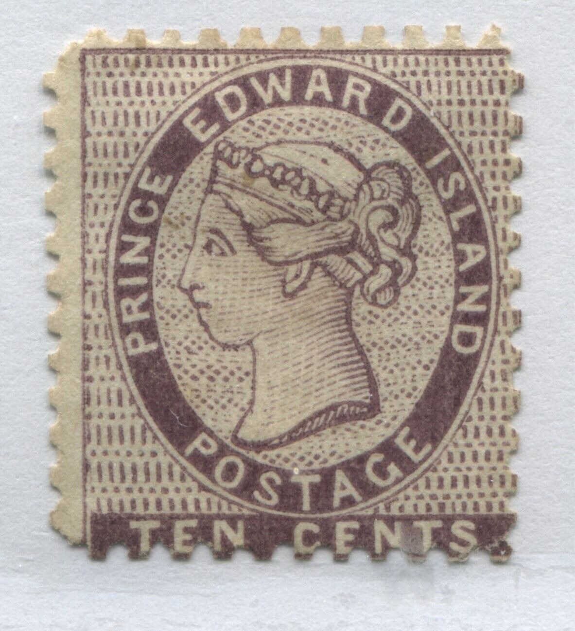 Prince Edward Island QV 10 cents Forgery of an unissued stamp | Canada ...