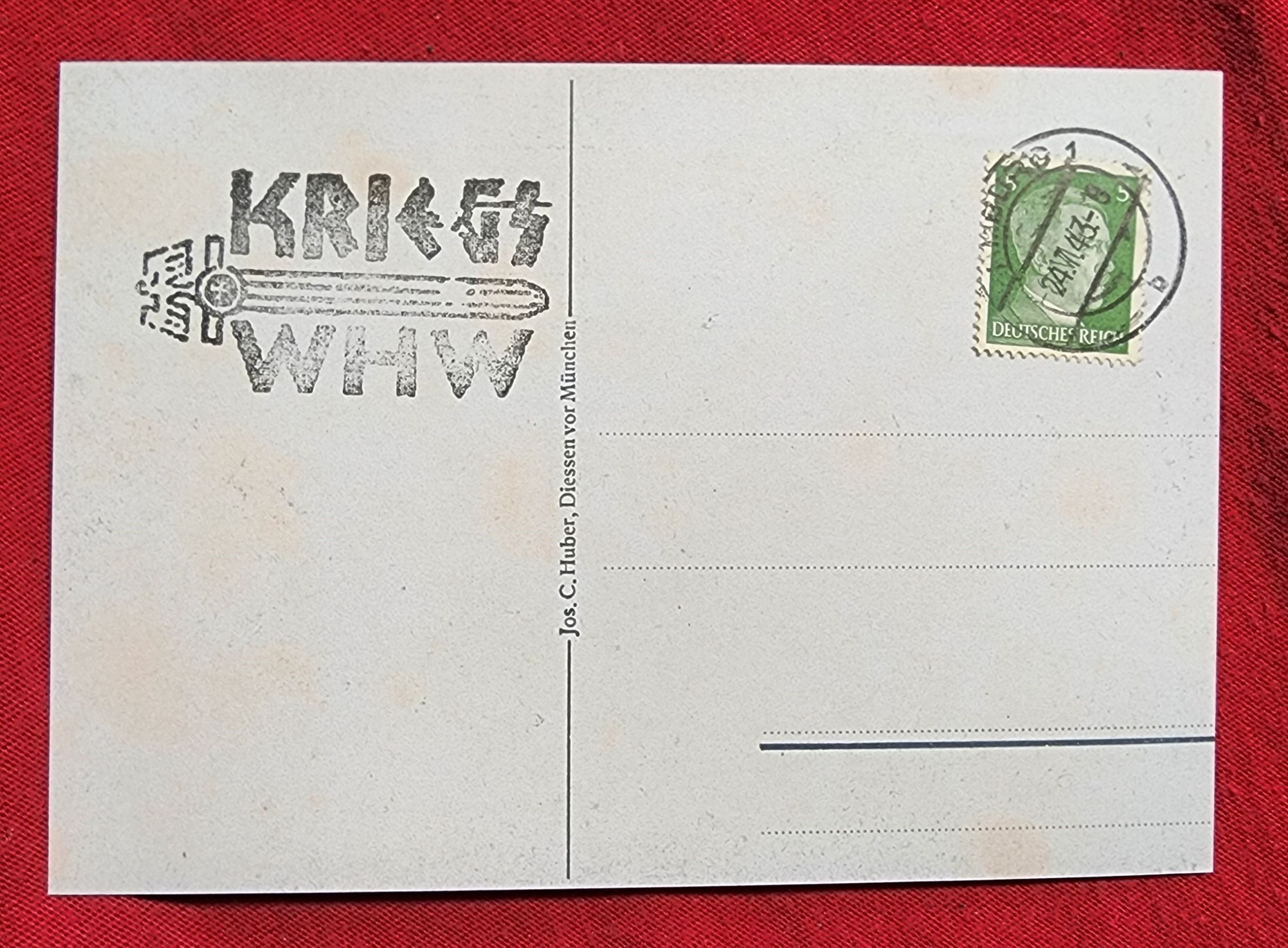 Nazi Germany Propaganda postcard Deutschland Erwache Third Reich WWII ...