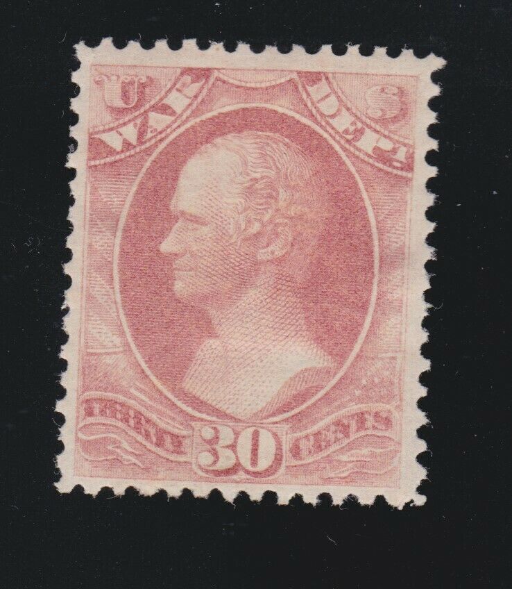 US O92 30c War Department Official Mint VF OG H SCV $130 | United ...