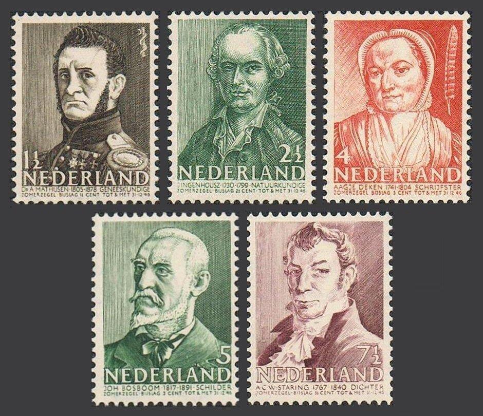 Netherlands B134-B138,MNH.Michel 392-396. 1941.Mathijsen,Deken,Bosboom ...