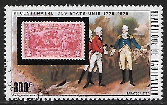 Upper Volta # 357 - Surrender at Saratoga - unused CTO....{KlZw14 ...