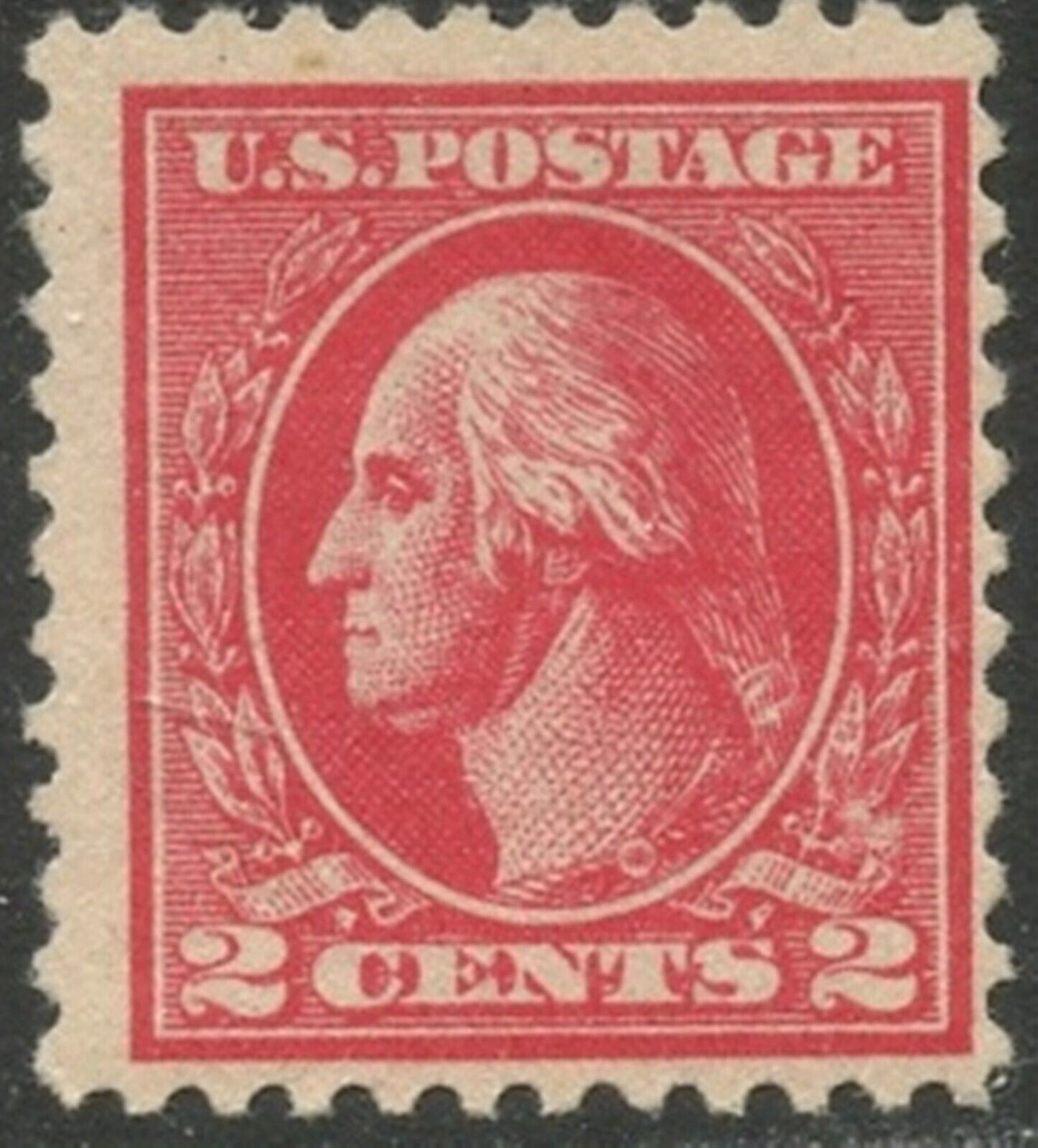 US Sc#528B 1920 2c Washington Offset Prntg Type VII Fine Centering OG ...