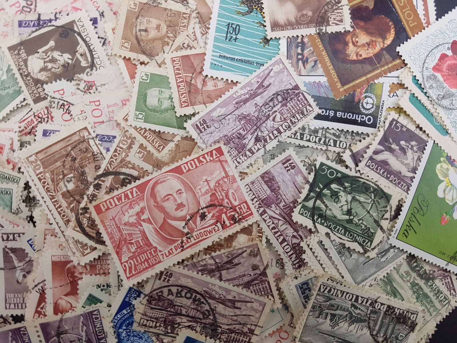 Poland, 50 Used Polish Stamps - All Different Selection of Stamps, Off ...