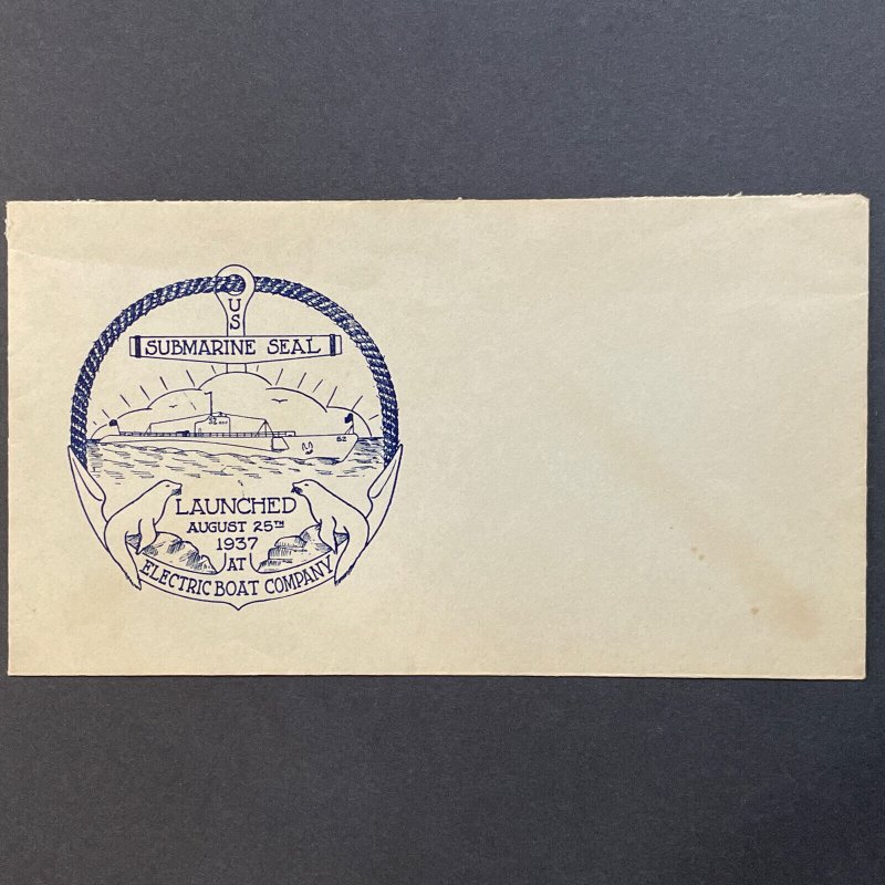 3 Unserviced Naval Covers WWII Submarines USS SEAL, SALMON & SWORDFISH ...