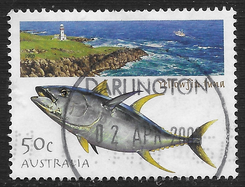 Australia #2136 50c Fish - Yellowfin Tuna | Australia & Oceania ...