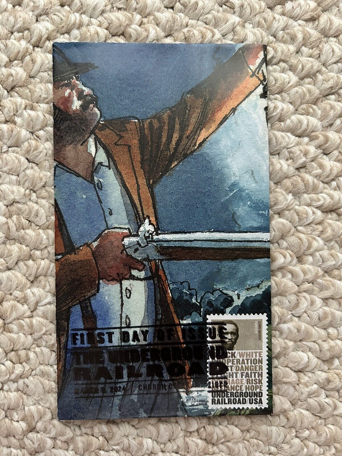2024 The Underground Railroad FDC Hand Craft Storybook Cachet Lewis ...