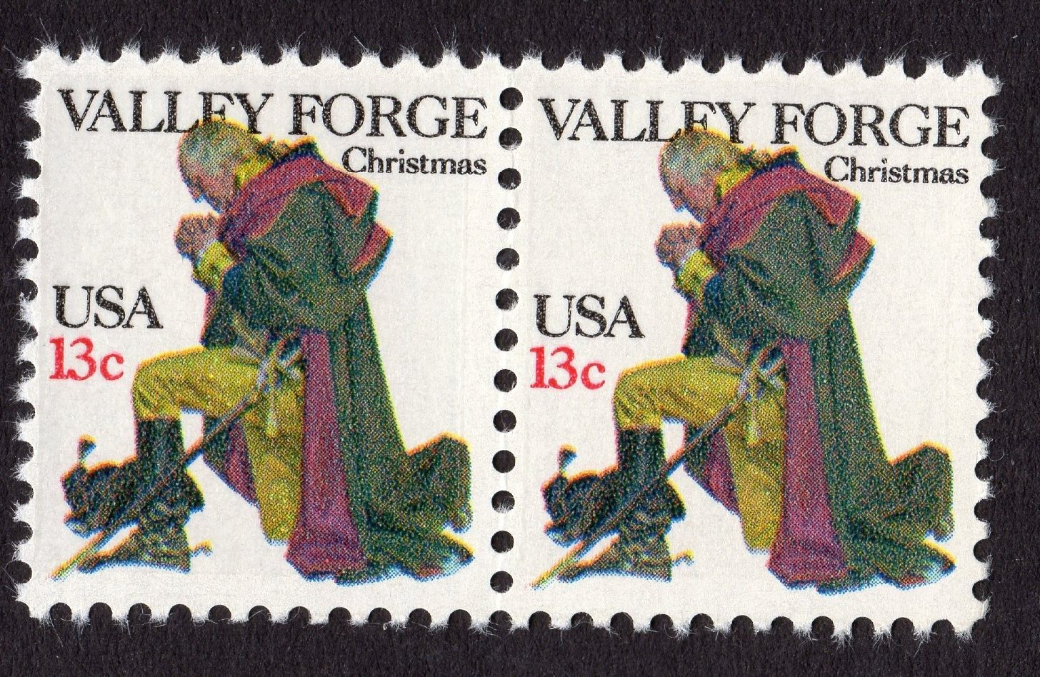 Scott #1729 George Washington Valley Forge Prayer Pair of Stamps - MNH ...