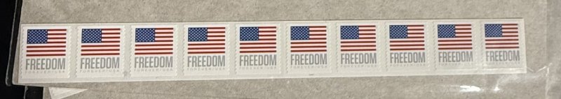 US 2024 Forever Freedom stamps #5875 strip of 27 10K mint | United ...