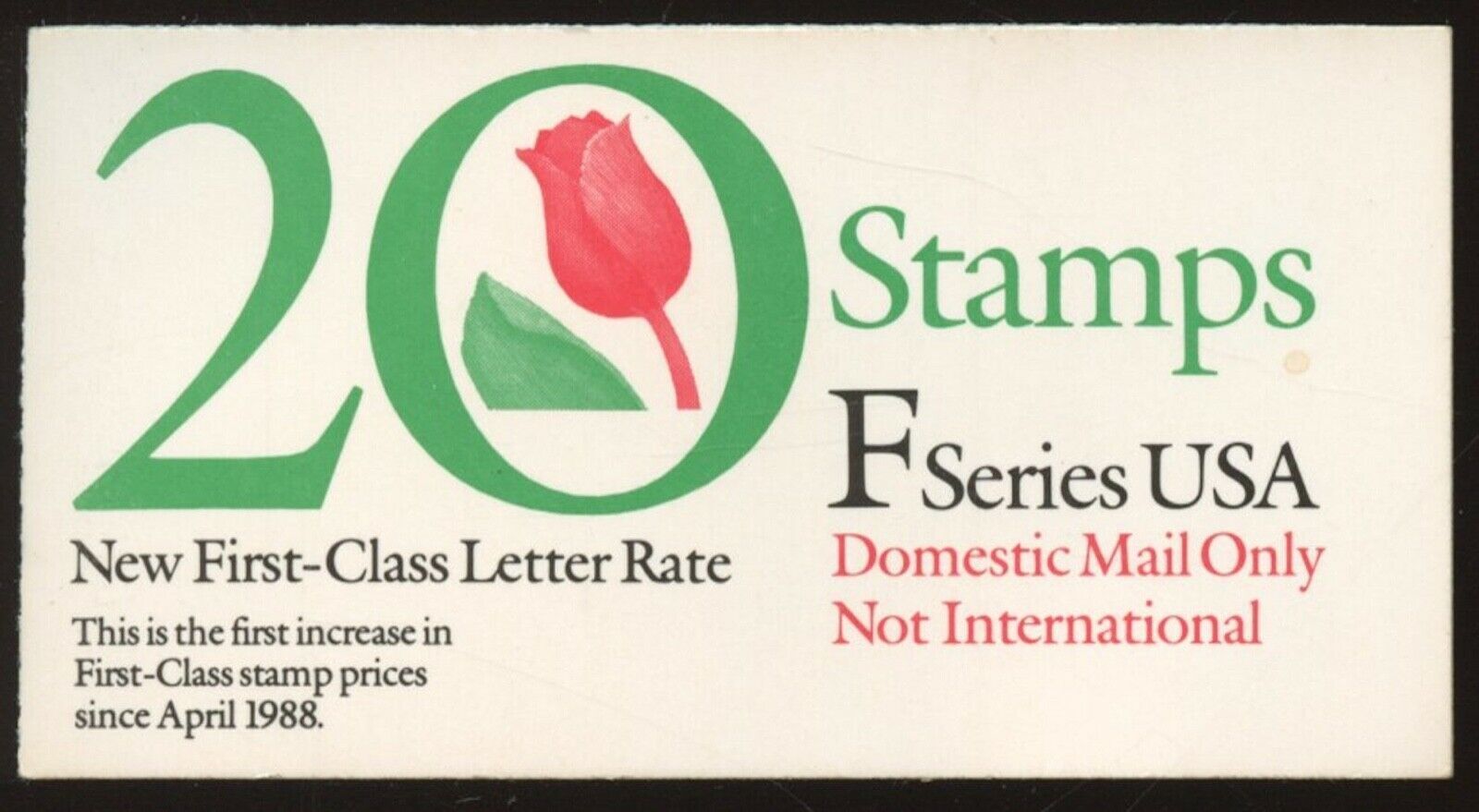 US BK183 - Unopened. F Rate. Booklet of 20 - (29)¢ stamps. 15645906068 ...