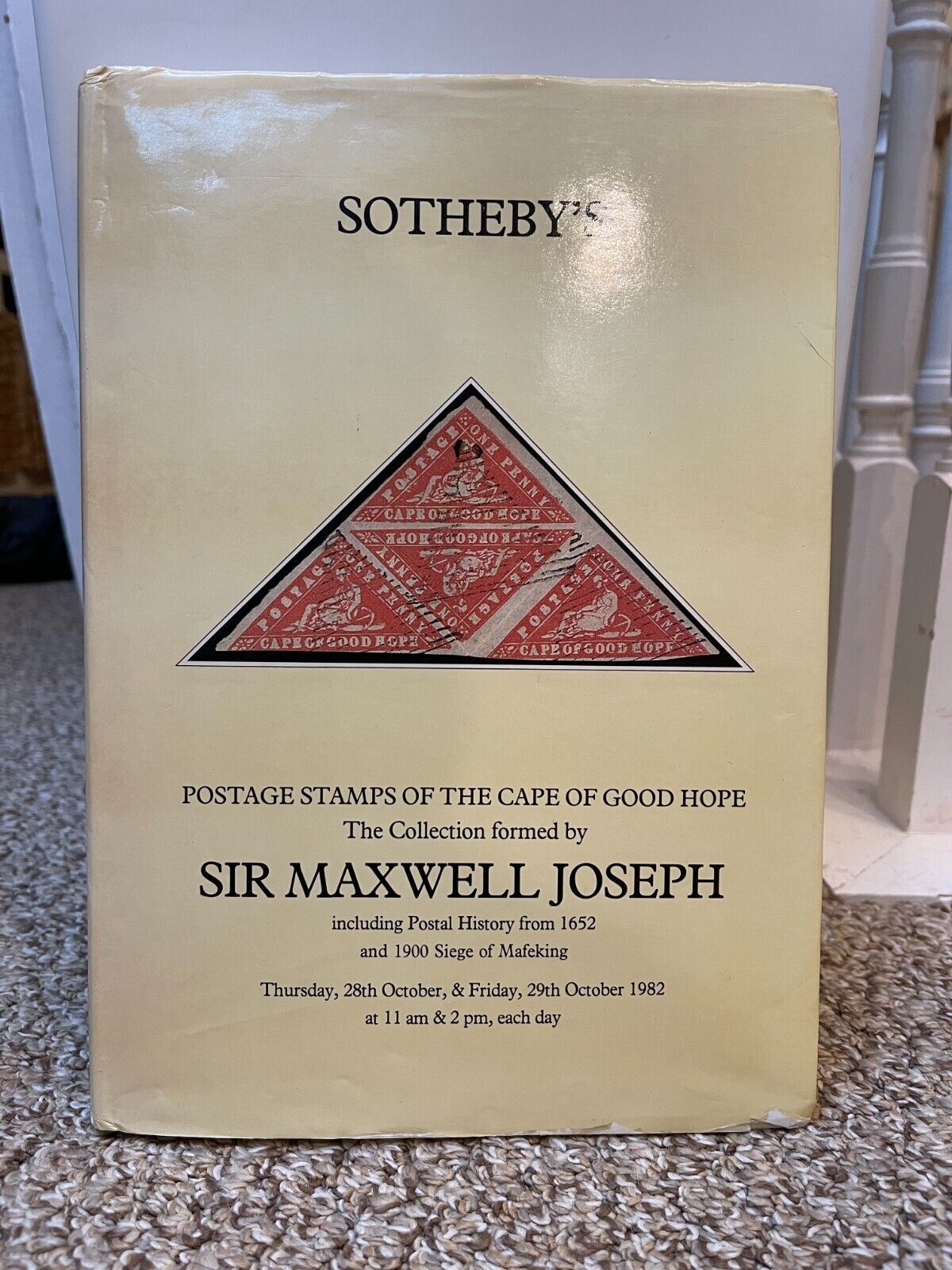 Sir Maxwell Joseph (Sotheby's) Auction Catalogue CAPE OF GOOD HOPE, Oct ...