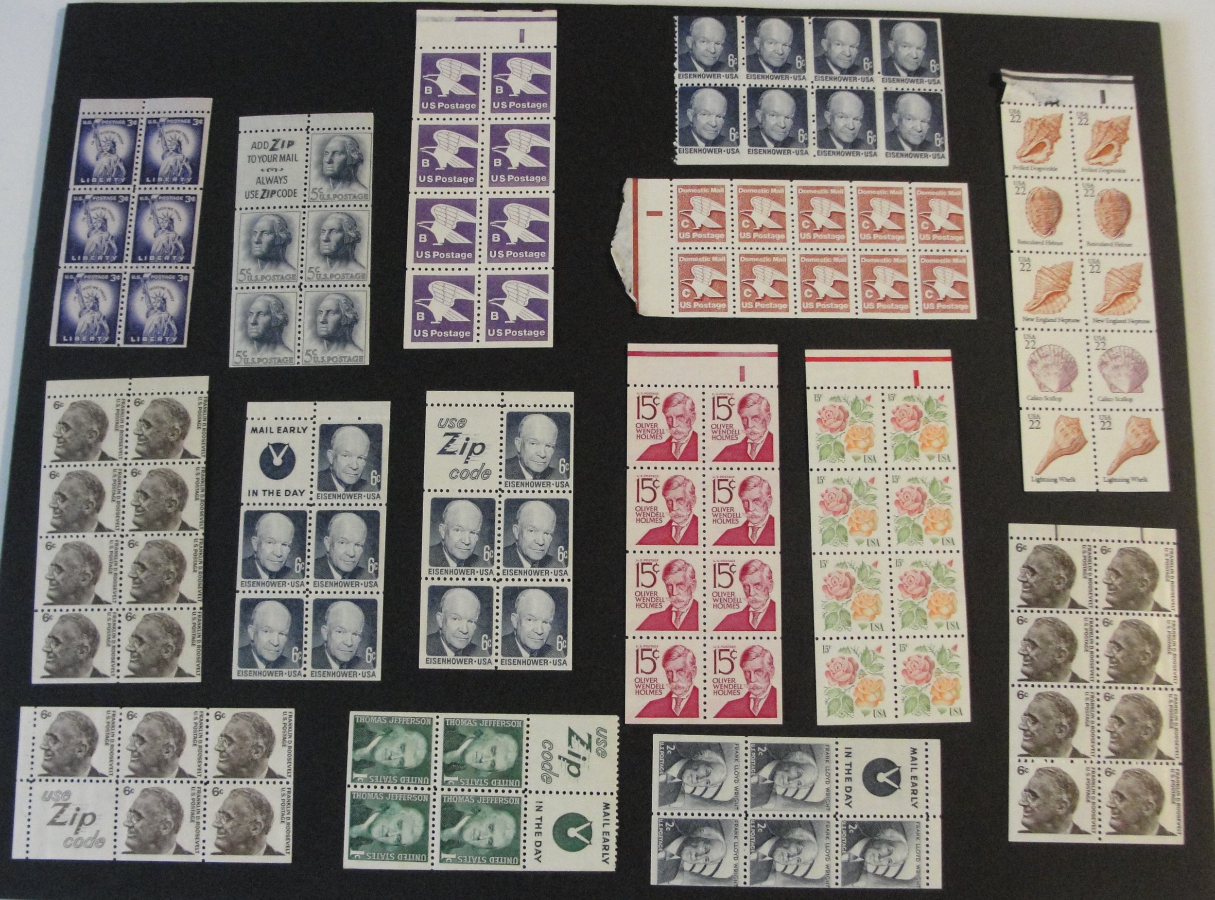 Older US Booklet Panes All MNH w/ OG | United States, Booklets Stamp ...