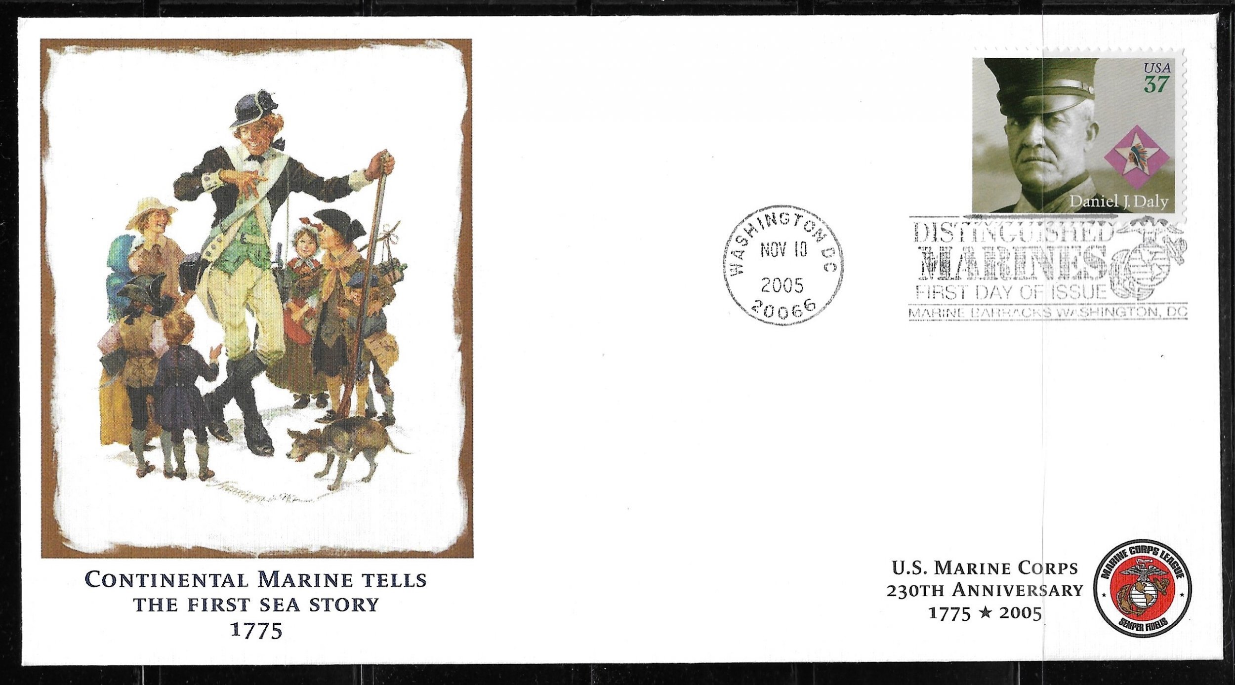 2005 Sc3964 Great Moments in USMC History: Continental Marines FDC ...