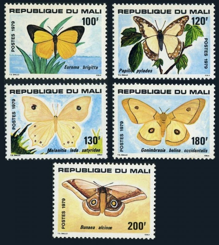 Mali 1979 BUTTERFLIES set Perforated Mint (NH) | Africa - Mali, General ...