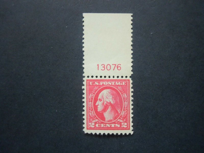 1920 #528b 2c Washington Plate # Single Offset Printing MNH OG VF #2 CV ...