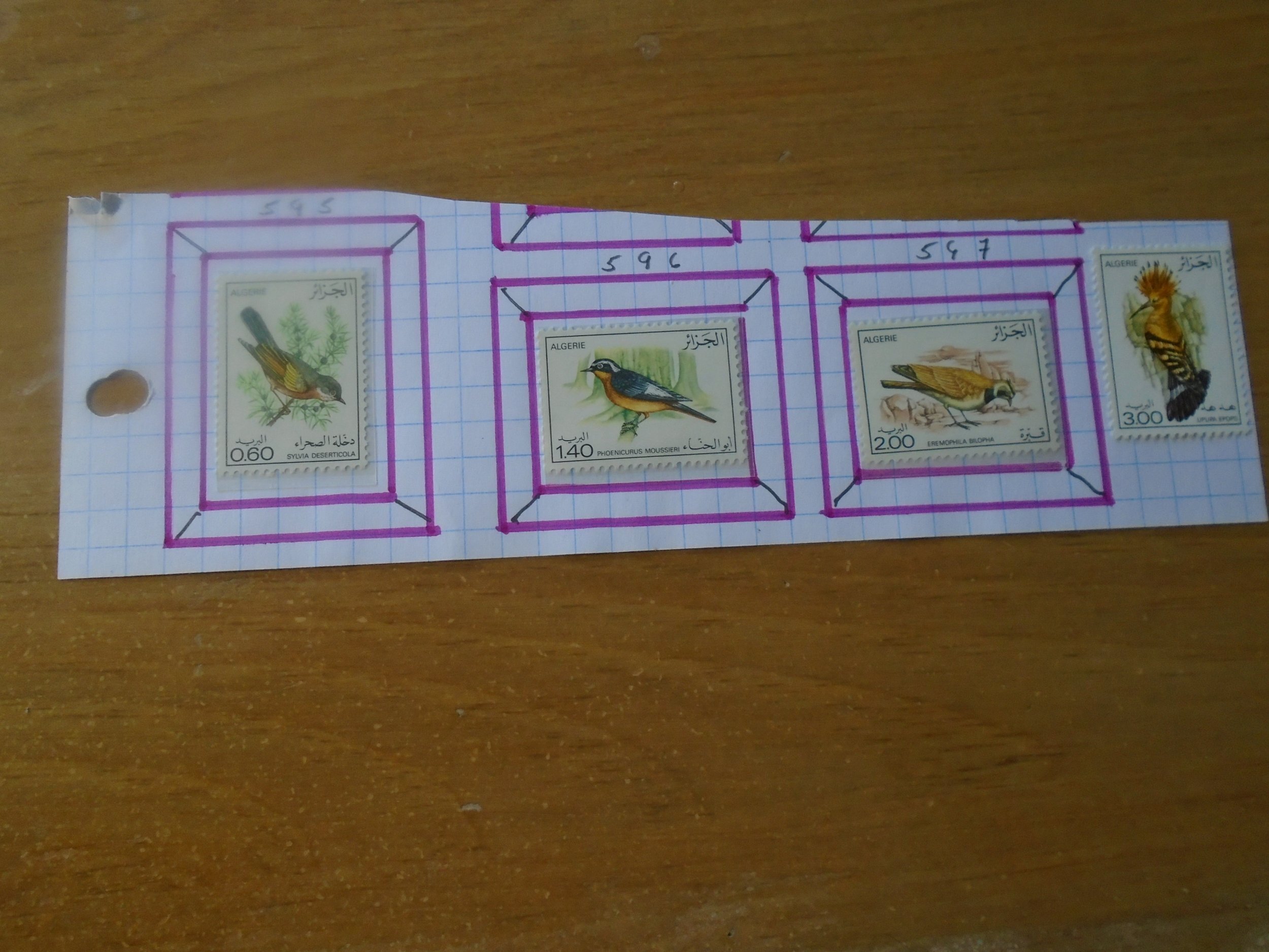 Algeria # 595-98 MNH Birds | Africa - Algeria, General Issue Stamp ...