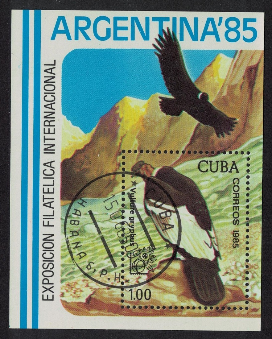 Caribic Andean Condor Bird MS 1985 CTO SG#MS3109 | Caribbean - Cuba ...