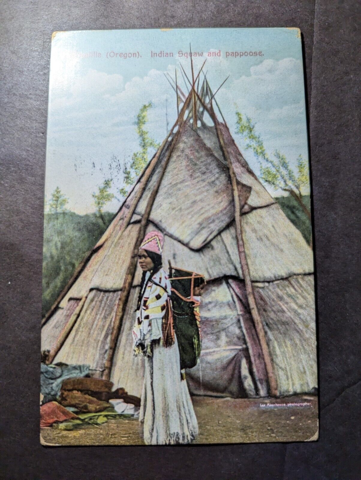 1910 USA Native American Postcard Cover Portland OR to Copenhagen ...