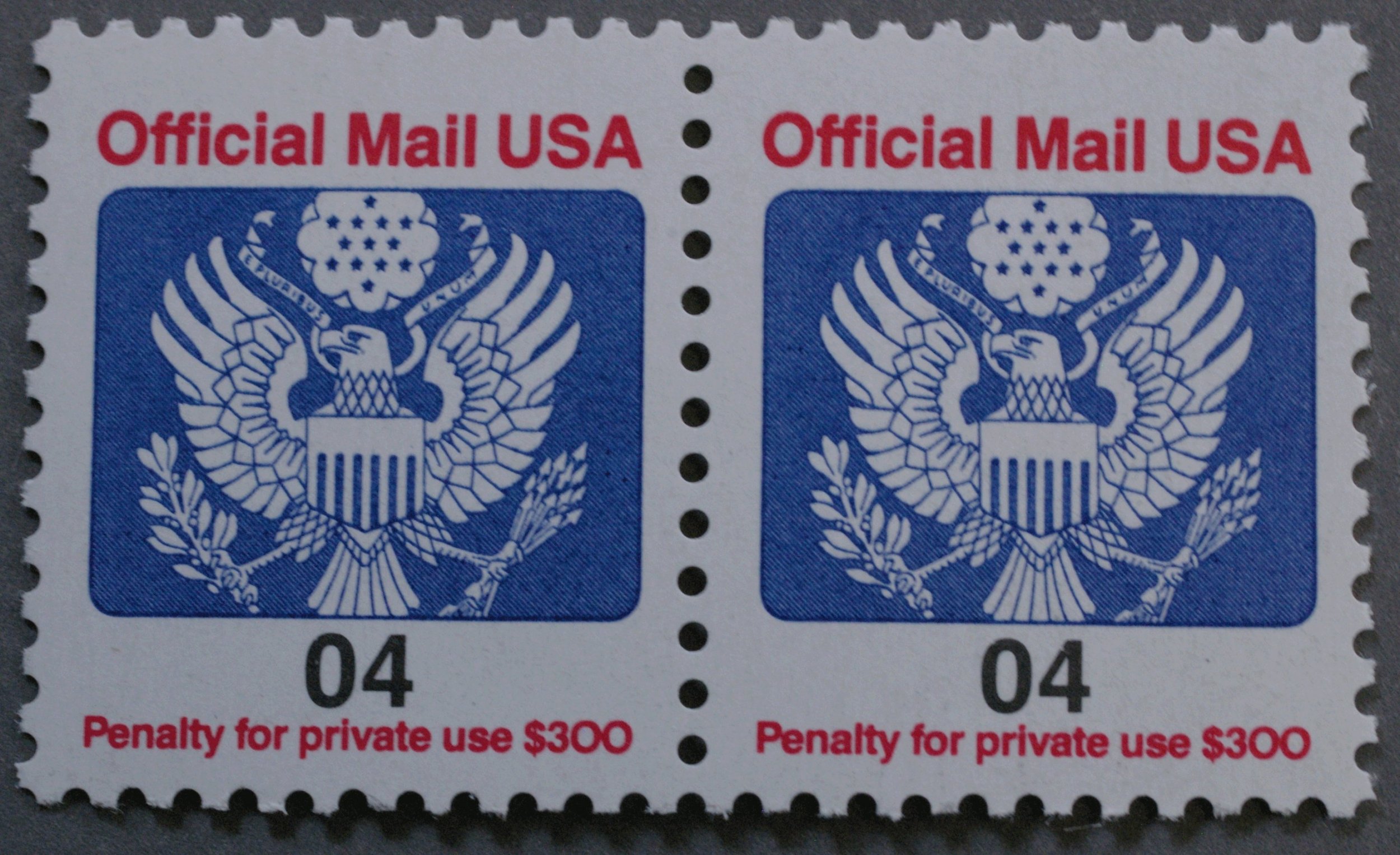 United States #O146 04 Cent Official Eagle Pair MNH | United States ...