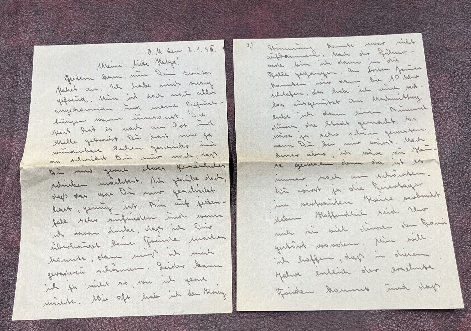 WW2 WWII Nazi Germany Reich 1945 war time soldier Military Feldpost ...