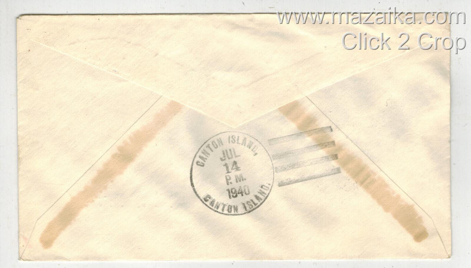 1940 Trans-Pacific Airmail 1st Flight F19-1A SAN Francisco to Canton ...
