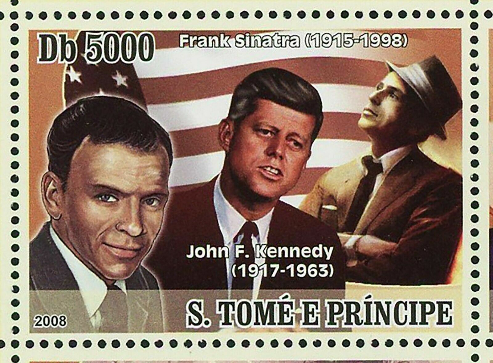 Frank Sinatra Stamp John F. Kennedy Elvis Presley Ronald Reagan S/S MNH ...