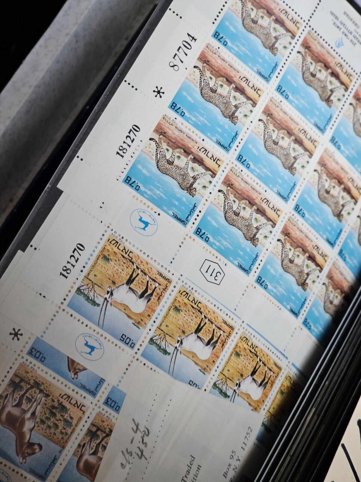 Israel Fresh Mint NH Full Sheet Stamp Stock Lot of 1,000+ | Middle East ...