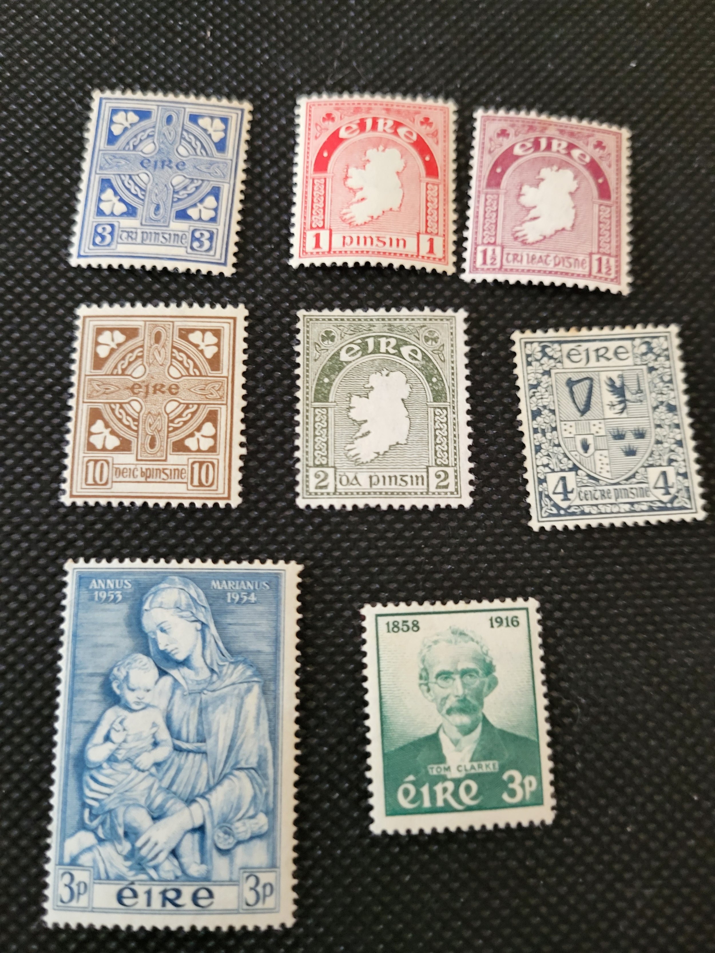 Early Ireland Issues, Map, Cross, Madonna & T, Clarke, MH. SCV$77.30 ...