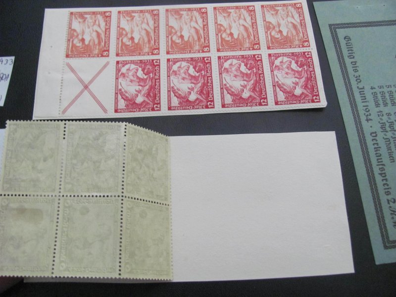 Germany 1933 Wagner Exploded Booklet 79a/80a XF 360 Euros (133 ...